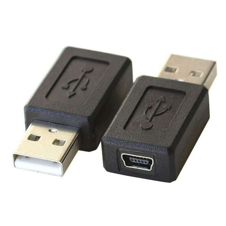 Adaptador USB Macho a Mini USB Hembra - Movicenter Panama